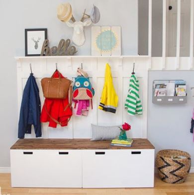 Hall storage ideas - The Little Organising Company